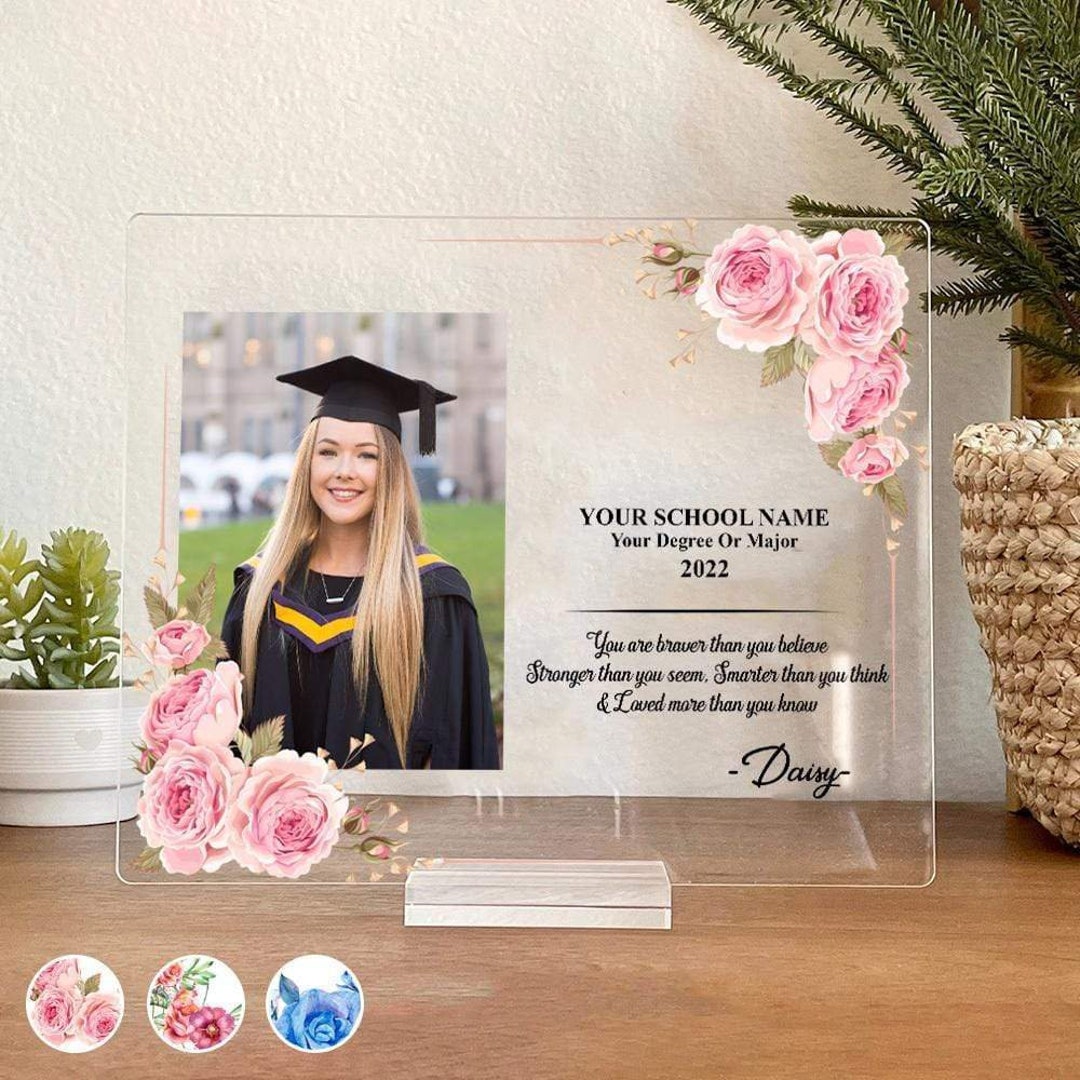 Placa acrílica graduada personalizada regalos de graduación - Etsy México