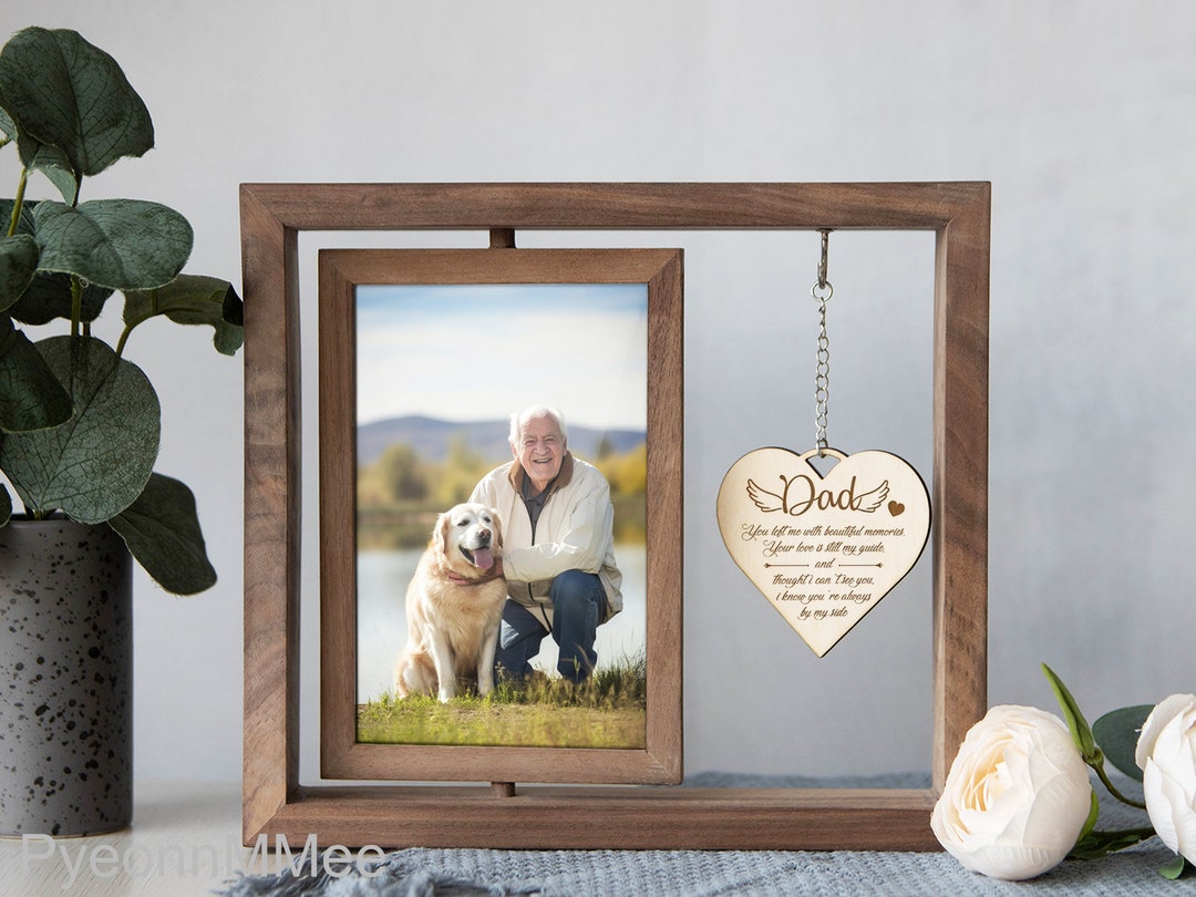 Dad Memorial Picture Frame, in Memory of Dad Sympathy Frame, Dad ...