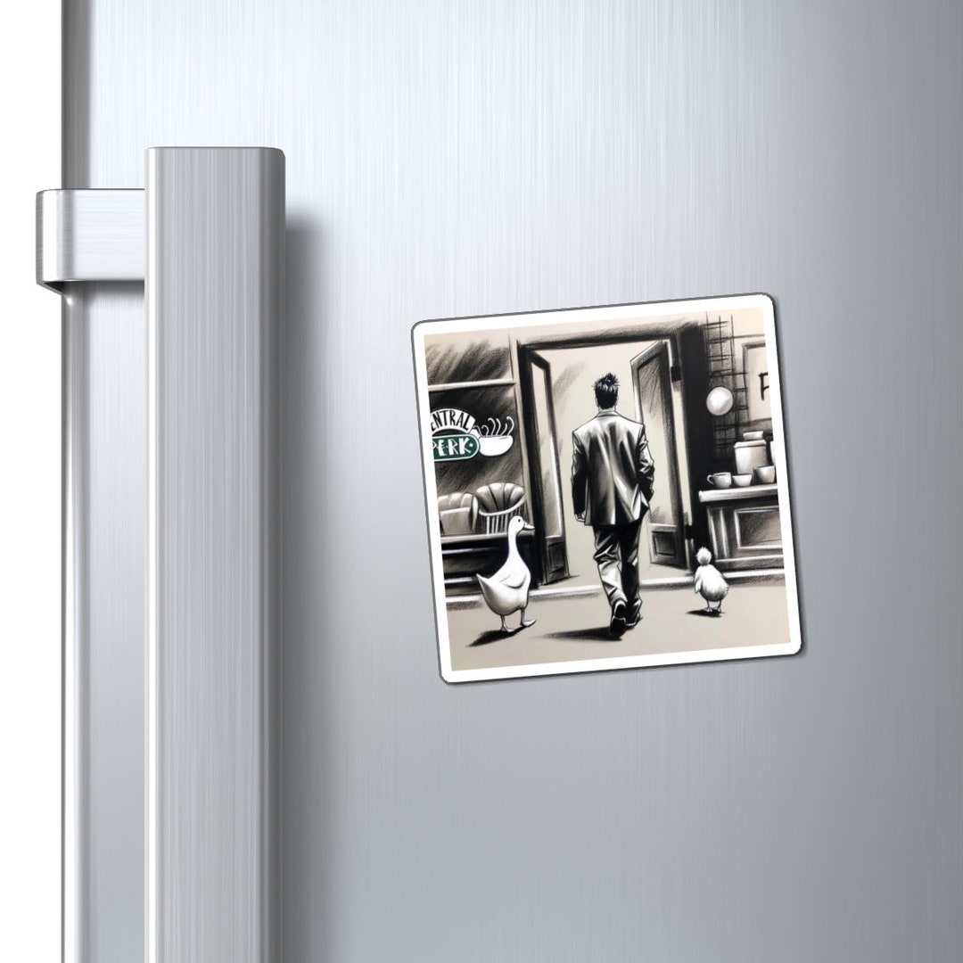 4x4 Friends Fan Art Magnets Chandler Bing Matthew Perry Walks Away With ...