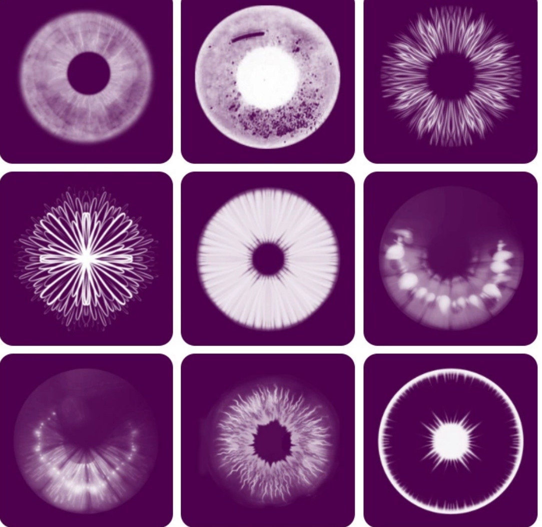 72 Eye Iris Photoshop Procreate Brushes Iris Photoshop Stamps Eye Catch ...