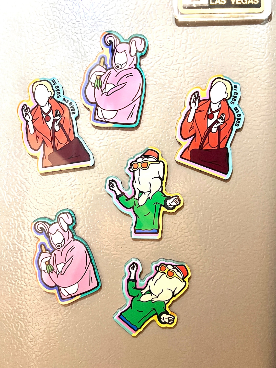 Friends TV Show Characters Magnets Phoebe Oh My Eyes Monica Turkey Head ...