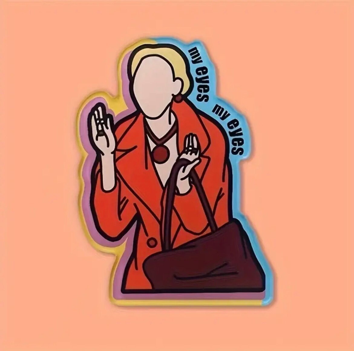 Friends TV Show Characters Magnets Phoebe Oh My Eyes Monica Turkey Head ...