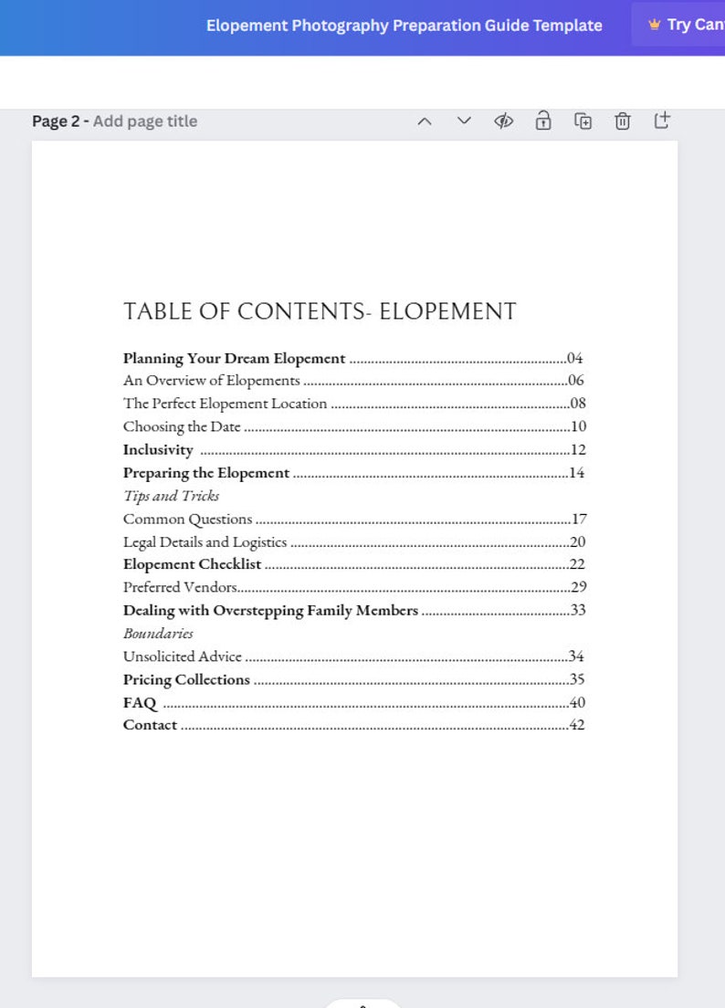 Elopement Photography Preparation Guide Written by Professional Copy ...