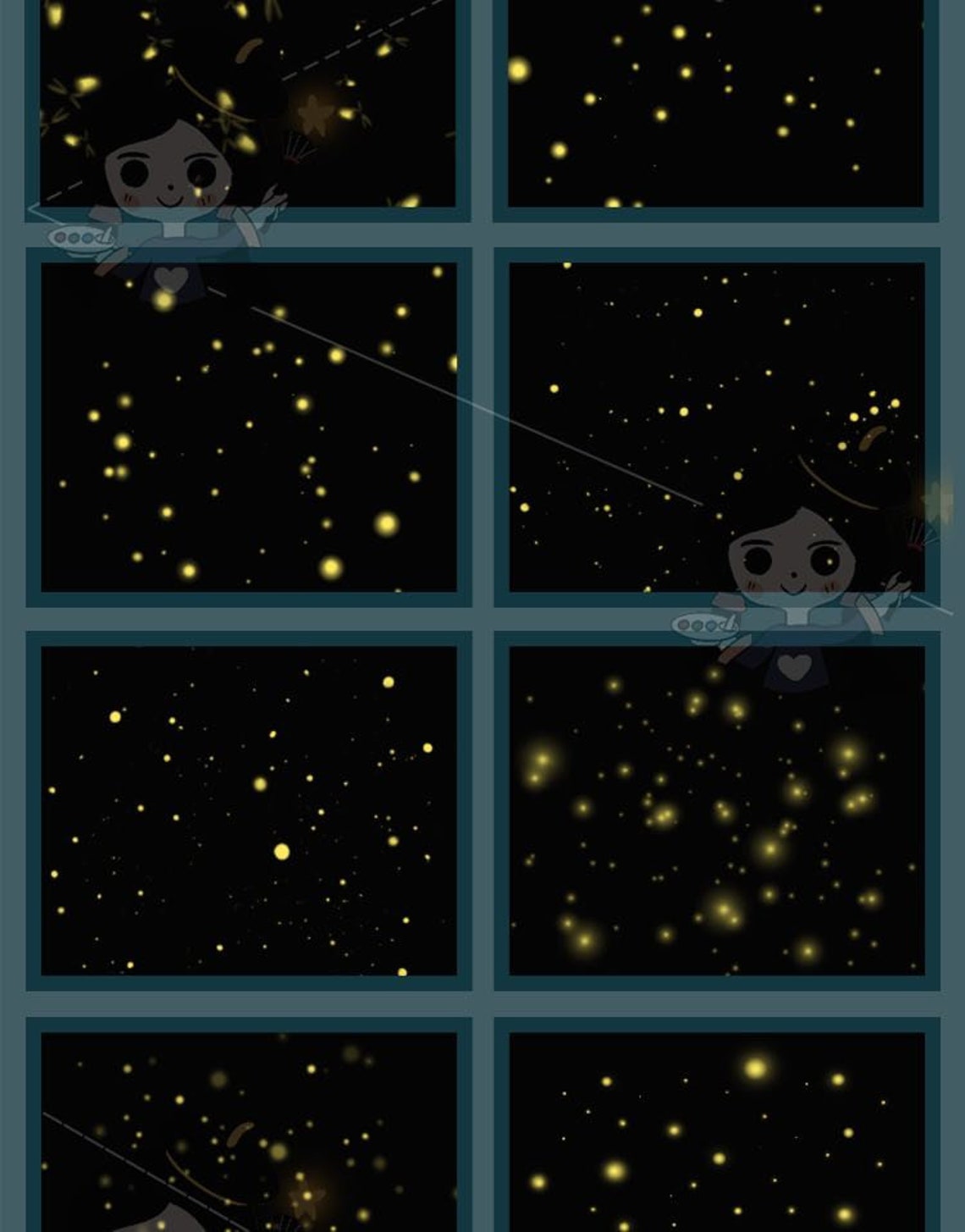 124 Firefly Glows Brushes Fairy Lights Brushes Dreamy Lights Photoshop ...