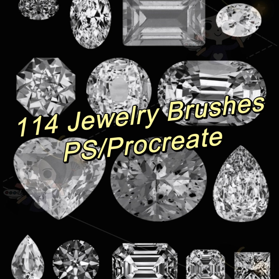 114 Diamond Jewelry Brushes Necklace Brushes Rhinestone Brushes Chain ...