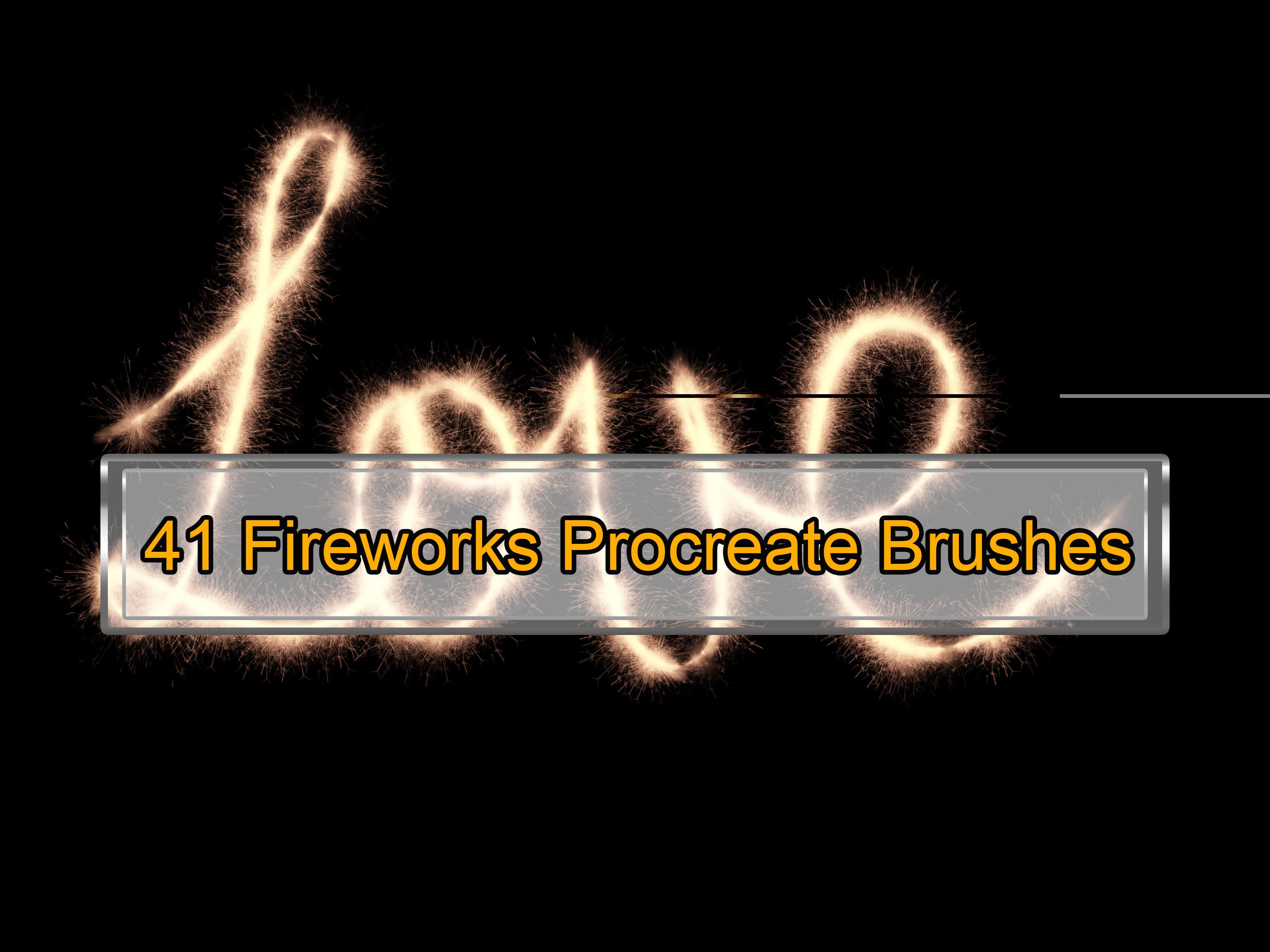 41 Procreate Fireworks Brushes Sparklers Brush for Illustrations ...