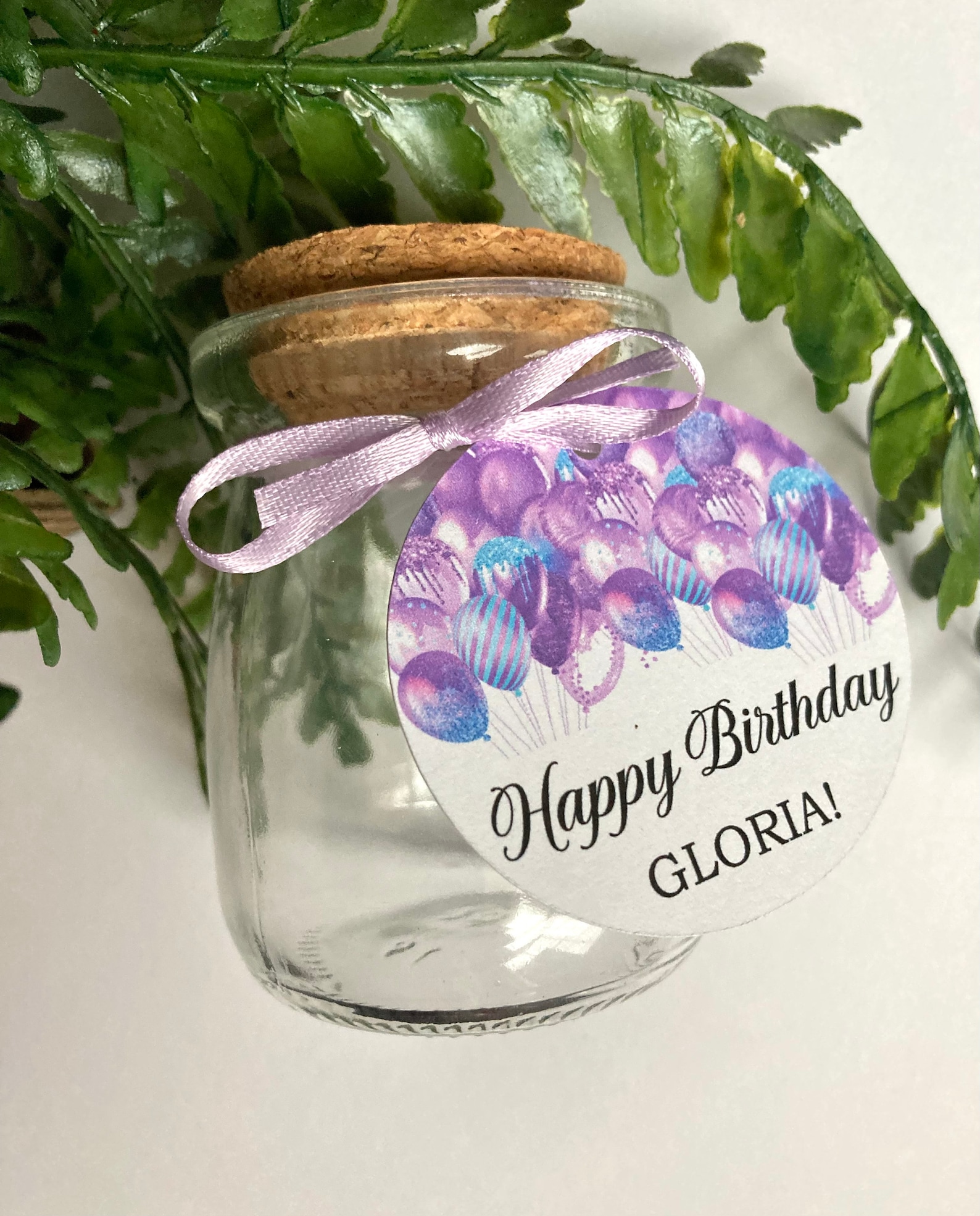 Set of 12| Birthday Jar Favors | Personalized Birthday Jars | Party ...