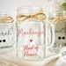 Bridal Party Jars Bridesmaid Jars Maid of Honor Jars - Etsy