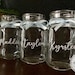 Bridal Party Jars Bridesmaid Jars Maid of Honor Jars - Etsy