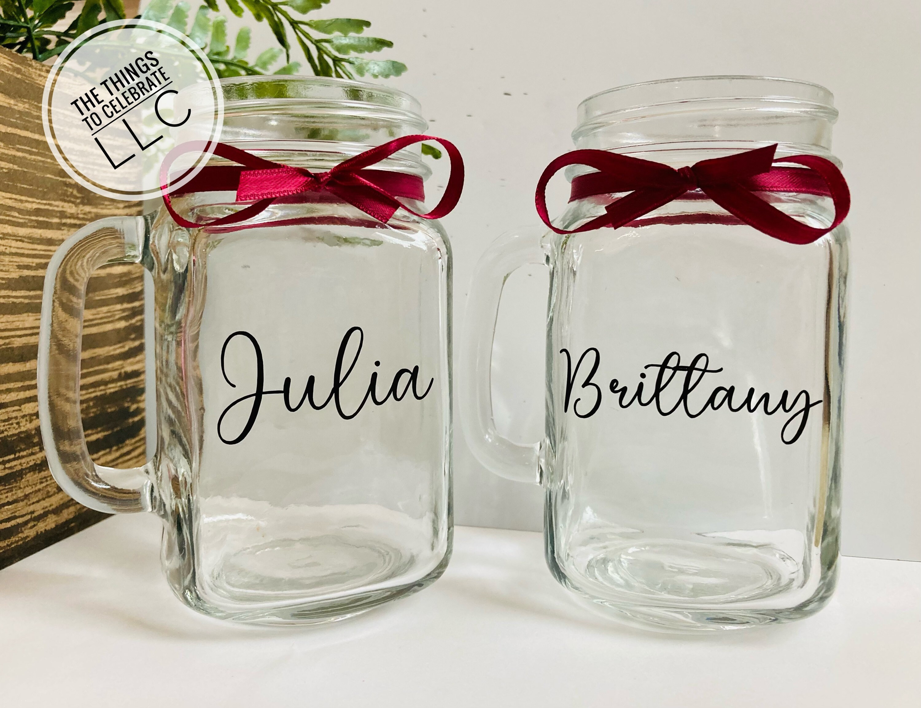 Bridal Party Jars | Bridesmaid Jars | Maid of Honor Jars | Bridal Party ...