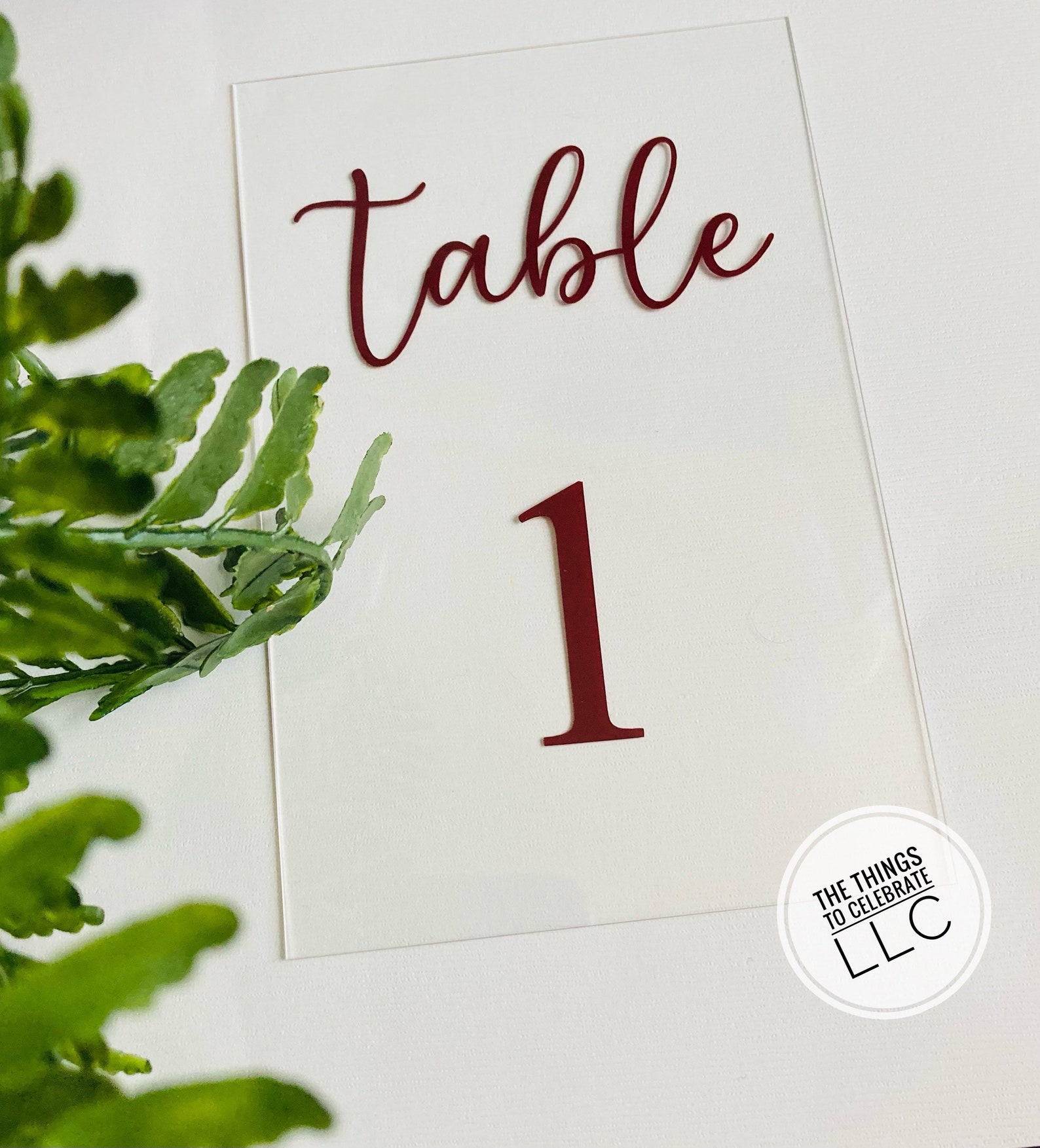 Acrylic Table Numbers 4x6 Table Numbers Table Numbers With - Etsy