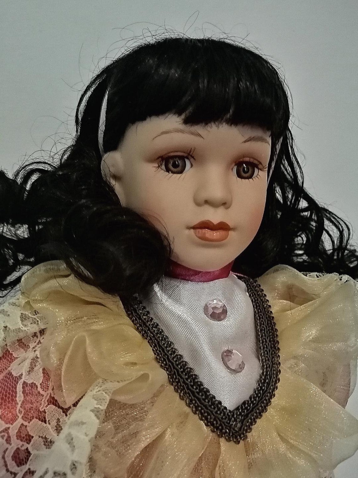 Amazingly Beautiful Tall Vintage Porcelain Doll of Substance - Etsy
