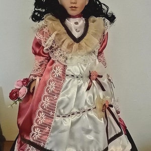 Amazingly Beautiful Tall Vintage Porcelain Doll of Substance - Etsy