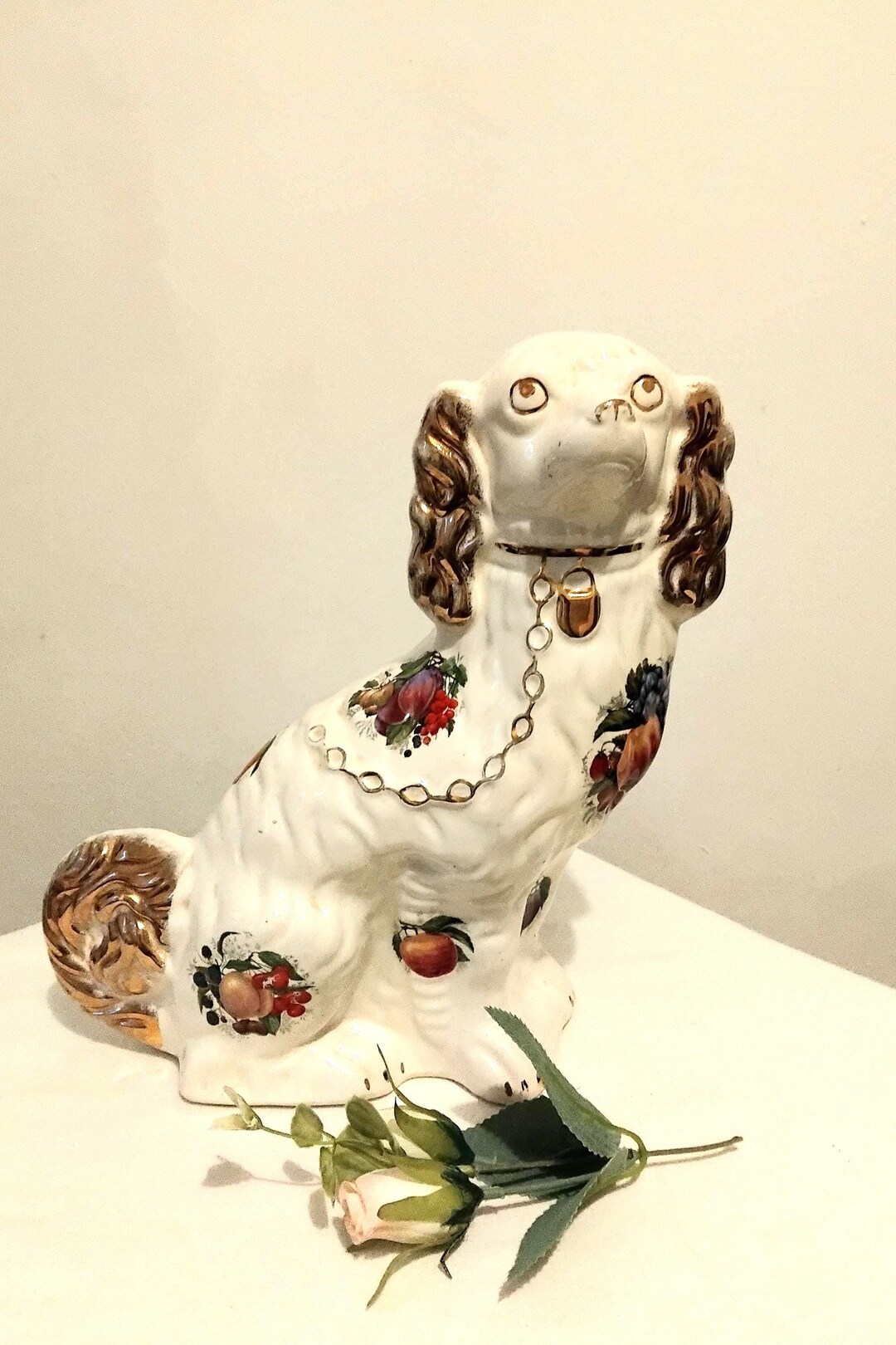 Beautiful Staffordshire Wally Dug. Made in England. Locally Source Clay ...