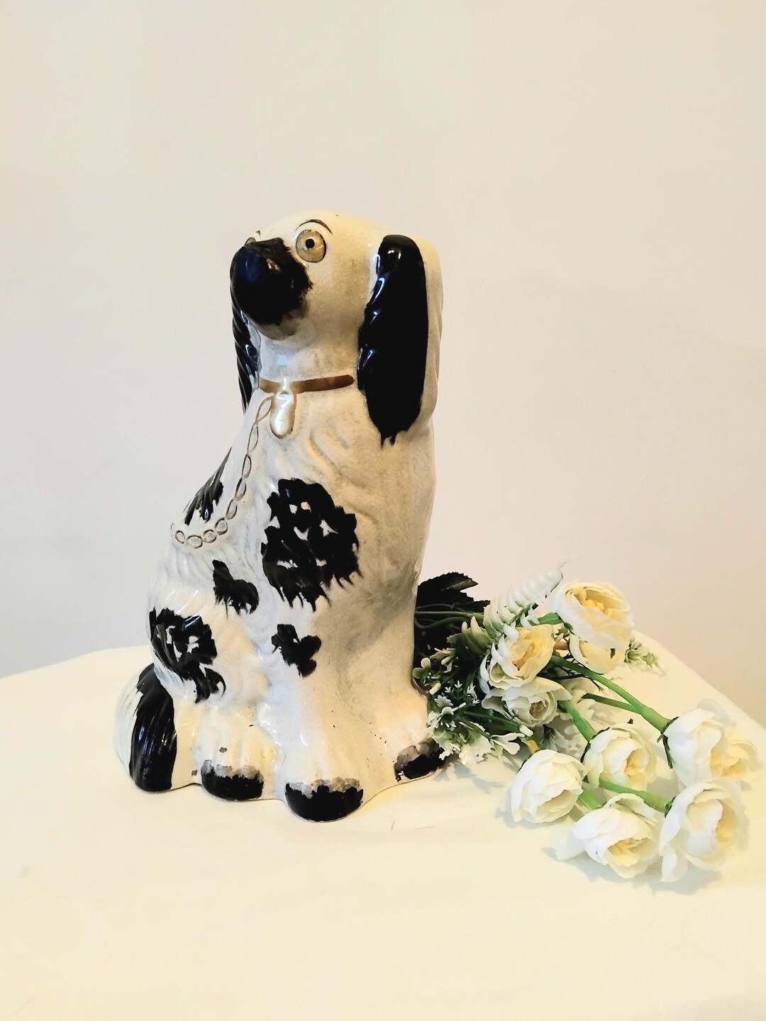 Antique Wally Dug / Mantle Dog. King Charles Spaniel. 1880. in Good ...
