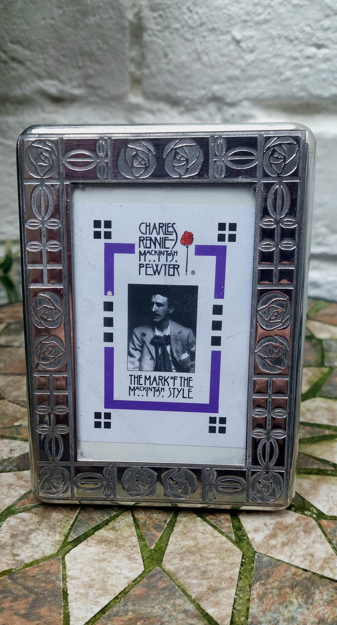 Lovely Charles Rennie Mackintosh Medium Sized Solid Pewter Art Nouveau ...