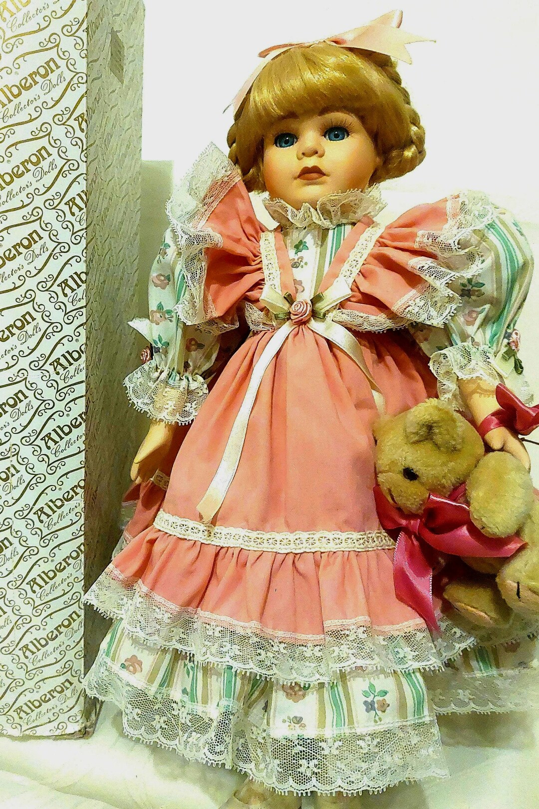 The Beautiful Helena From Alberon, a Fine Porceline Doll 45cm With ...