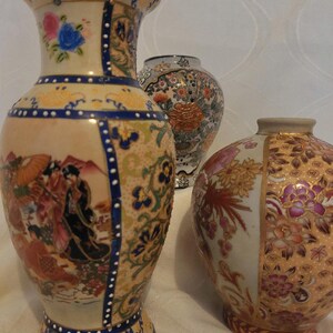 A Trio of Fine Vintage/antique Chinese Small Vases for Creating a ...