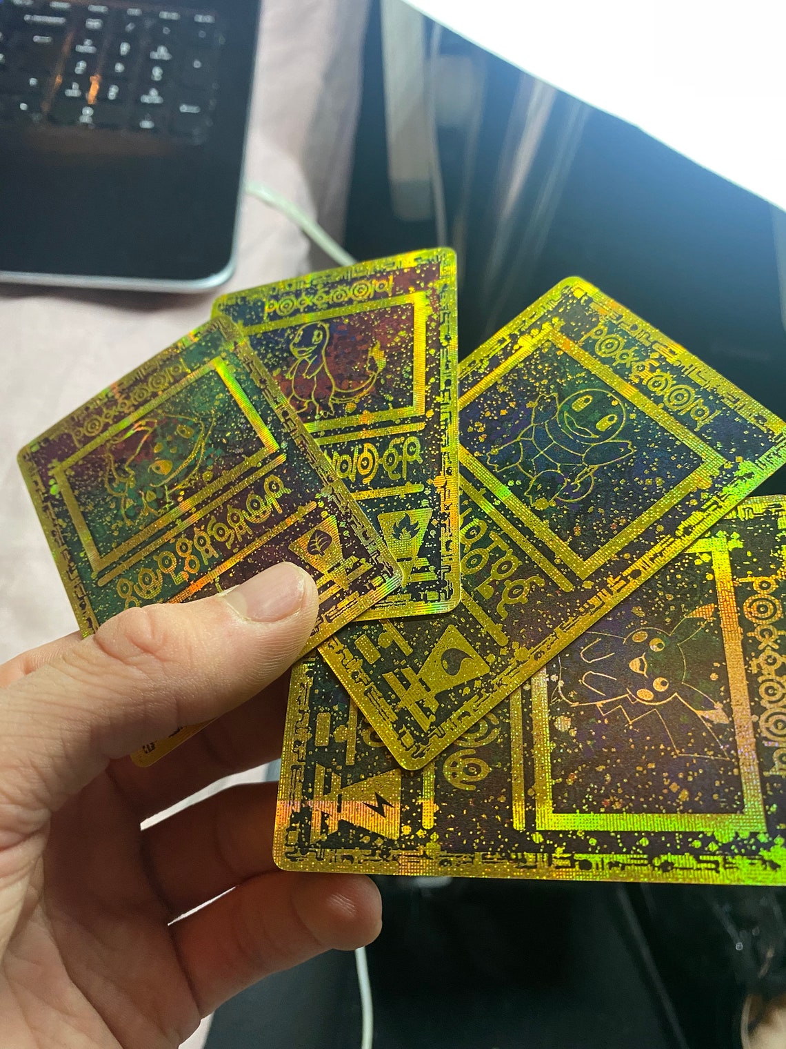 SUPER HOLO FOIL Ancient Pokemon Custom Cards Starter | Etsy