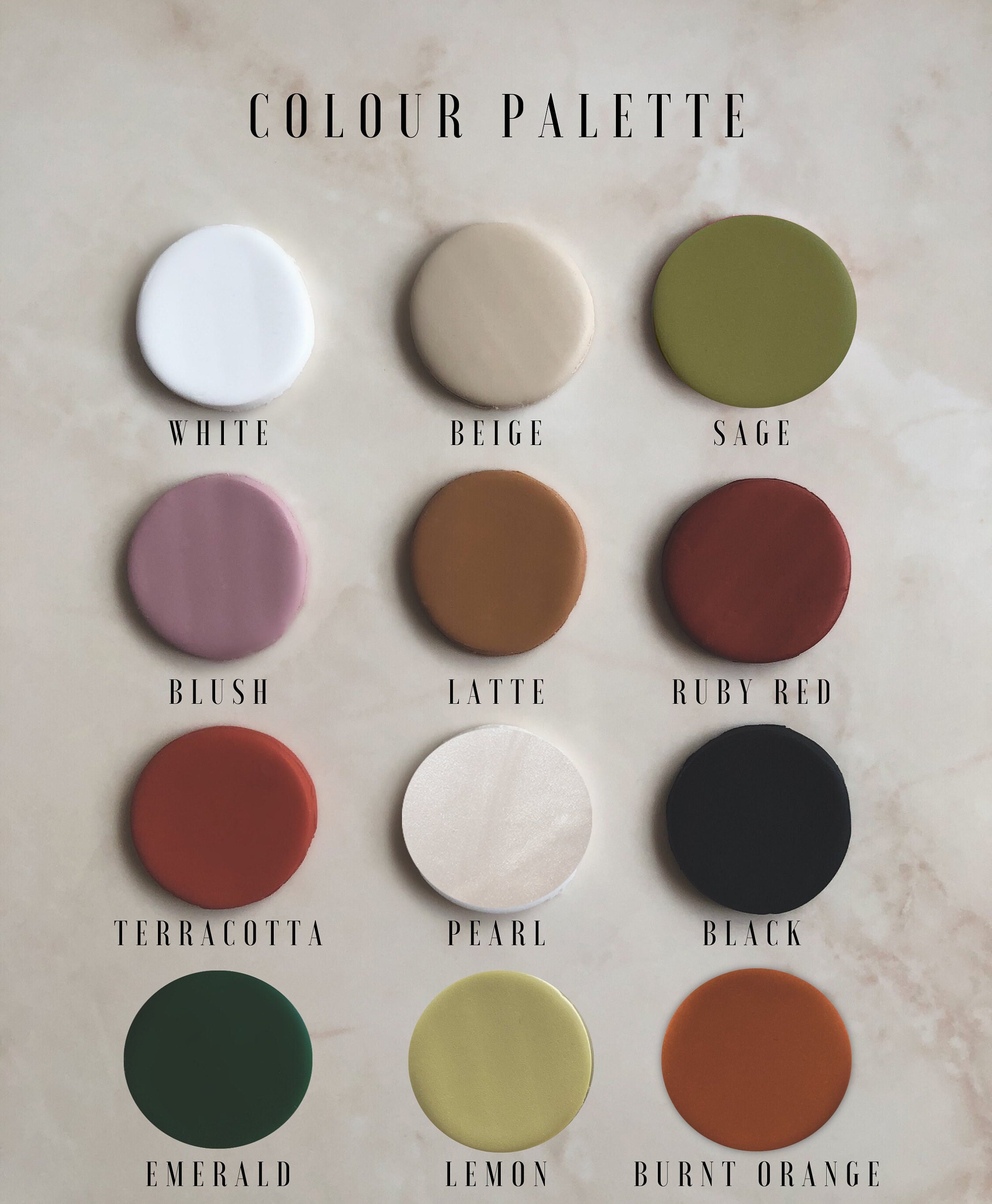 MINI FLUMP Handmade Twisted Hoop Polymer Clay Earrings - Etsy