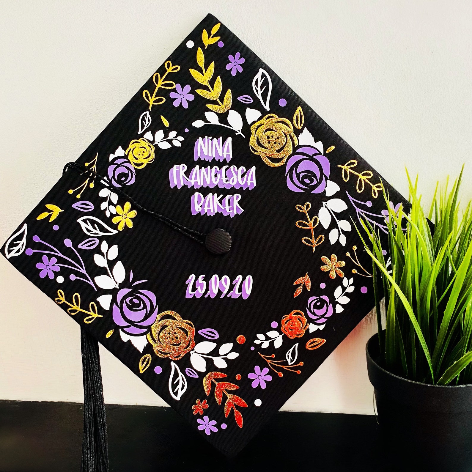 Custom Graduation Cap Hat Mortarboard Graduate Gift Keepsake - Etsy UK