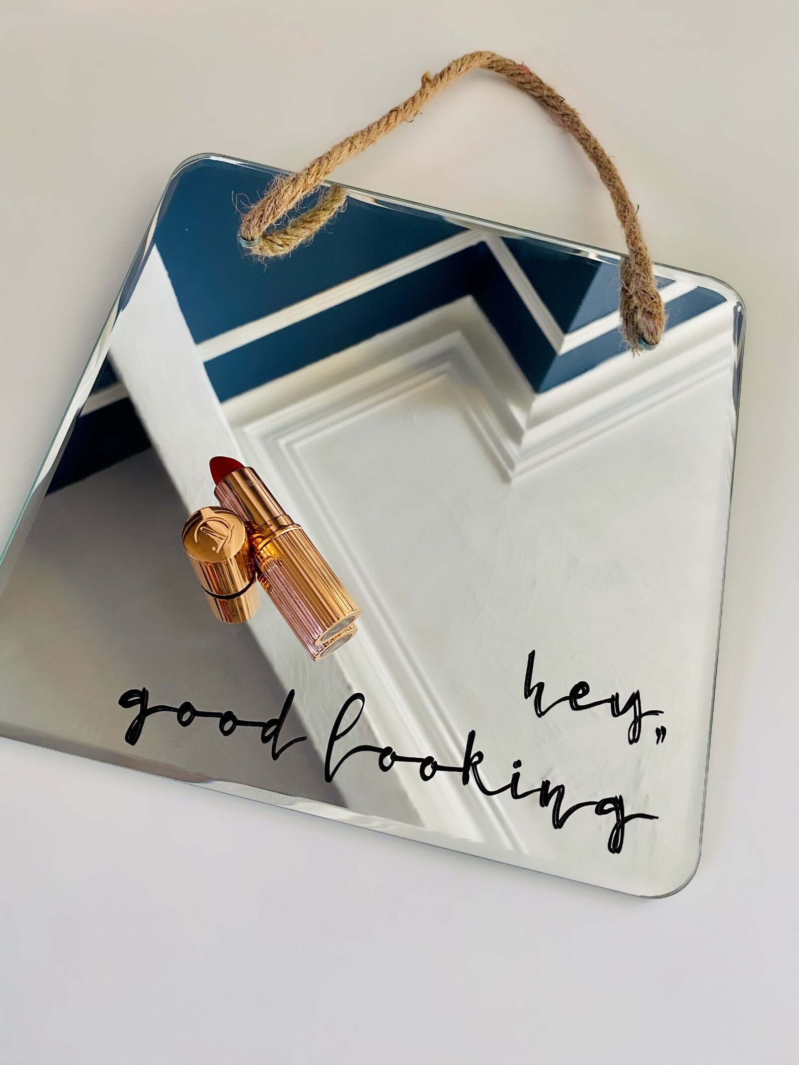 Mirror Sticker Handwriting Font Positive Affirmation Beauty - Etsy