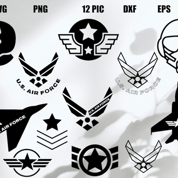 Air Force Svg - Etsy