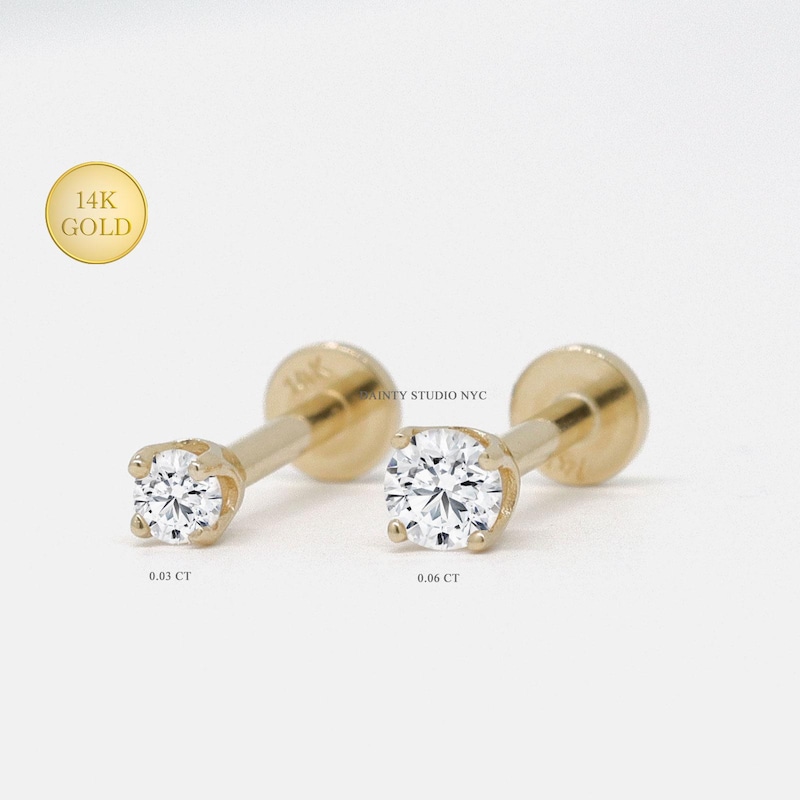 Lab Grown Nap Earrings - Etsy