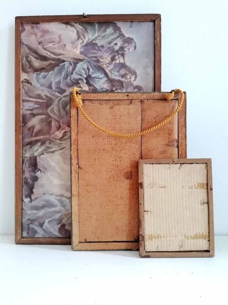 Genuine Antique Frames Set, Gilded Wooden Frames, Victorian Style Photo ...