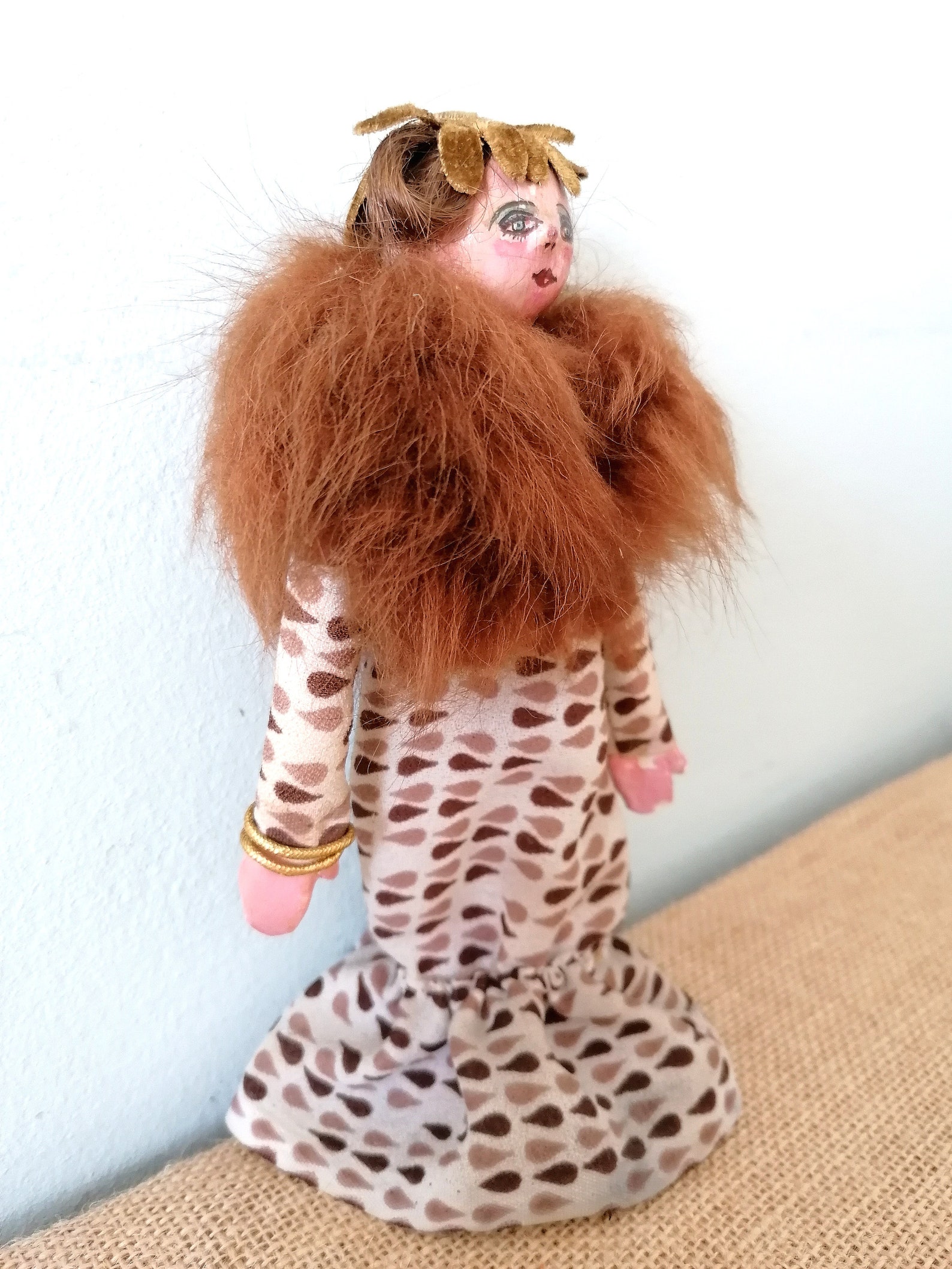 Art deco doll vintage art deco figurine art deco papier | Etsy