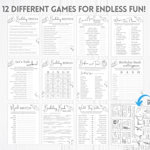 Epic Birthday Games Bundle | Printable Party Games, Adult Games ...