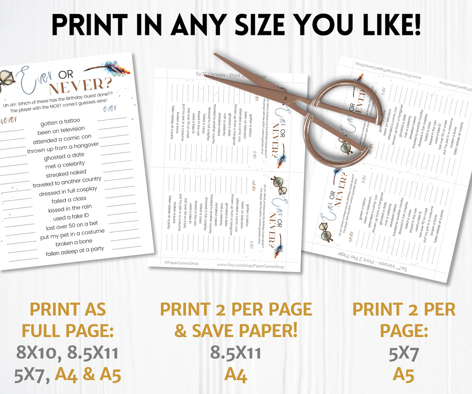 Wizard Party Games Bundle: Adult Drinking Games (PDF Download) - Etsy