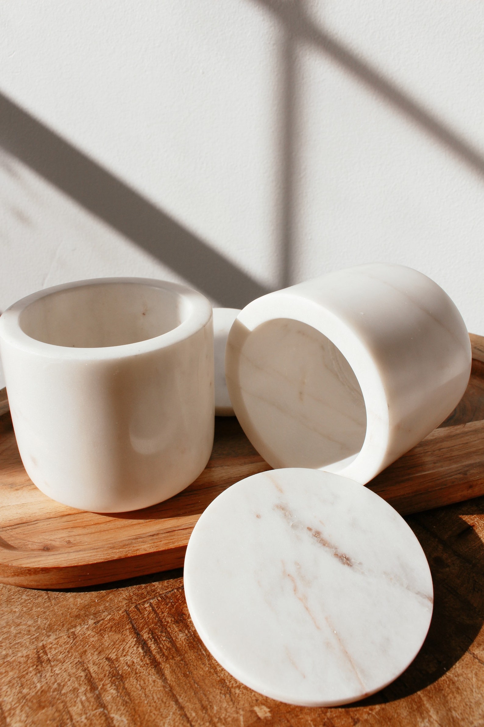 Marble Canister With Lid | Bathroom Decor | Marble Jar | Marble Decor ...