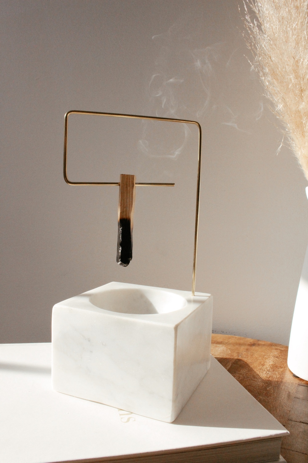 Kala Palo Santo Burner | Palo Santo Holder | Marble Bowl | Modern Decor ...