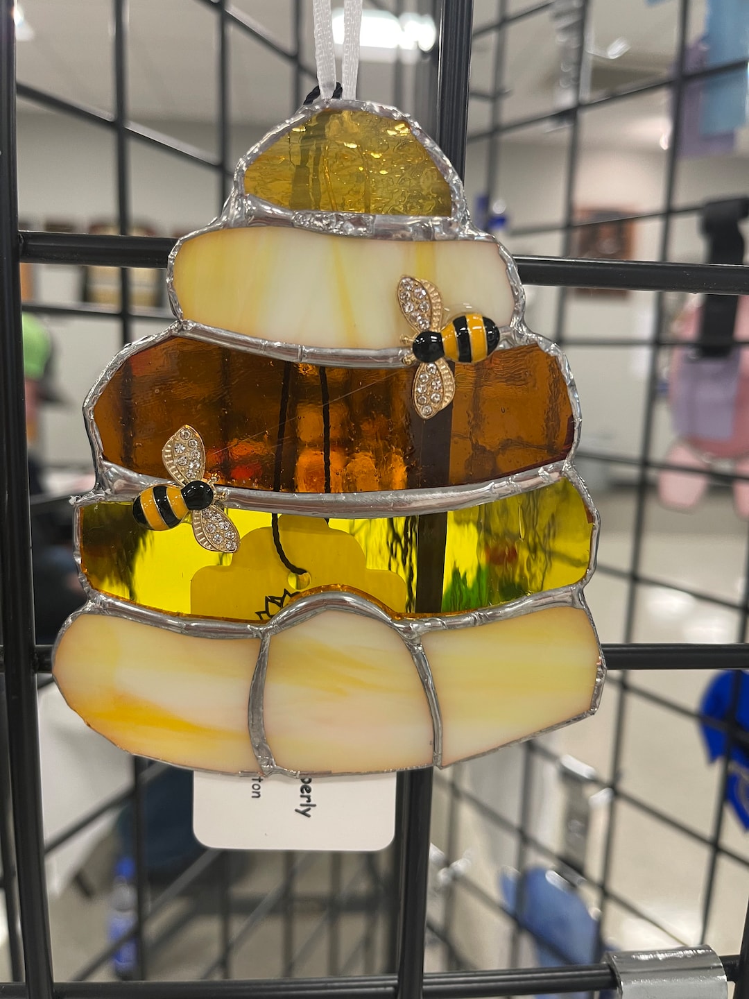 Bee Hive Stained Glass - Etsy