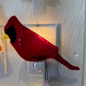 Cardinal Night Light - Etsy