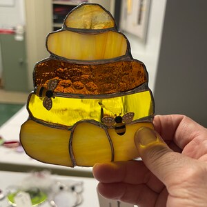 Bee Hive Stained Glass - Etsy