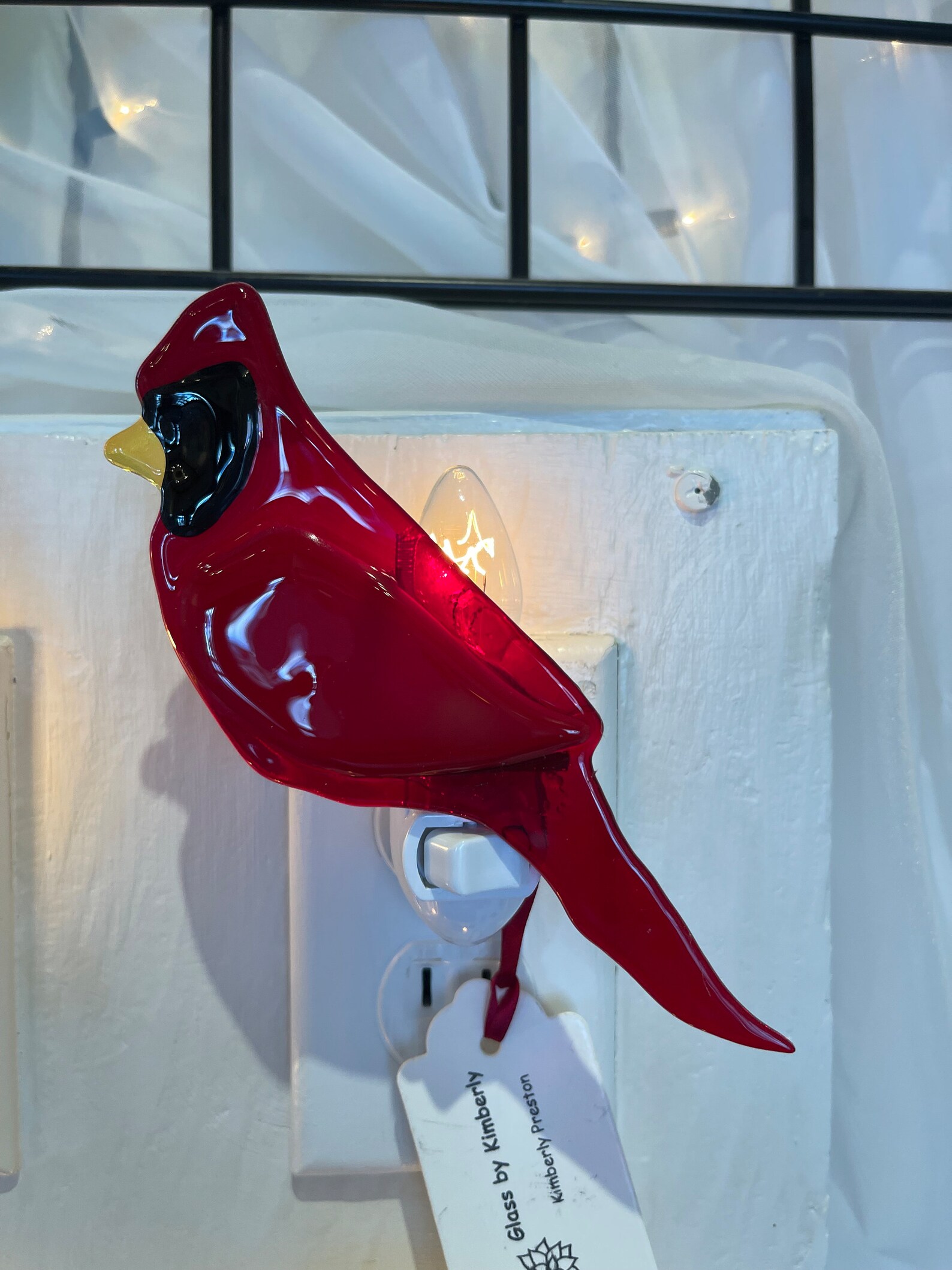 Cardinal Night Light - Etsy