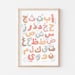 Arabic Alphabet Poster by Farasha Prints High Resolution | Etsy