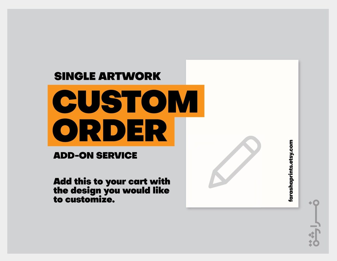 Custom Order Add-on • Single Artwork - Etsy UK