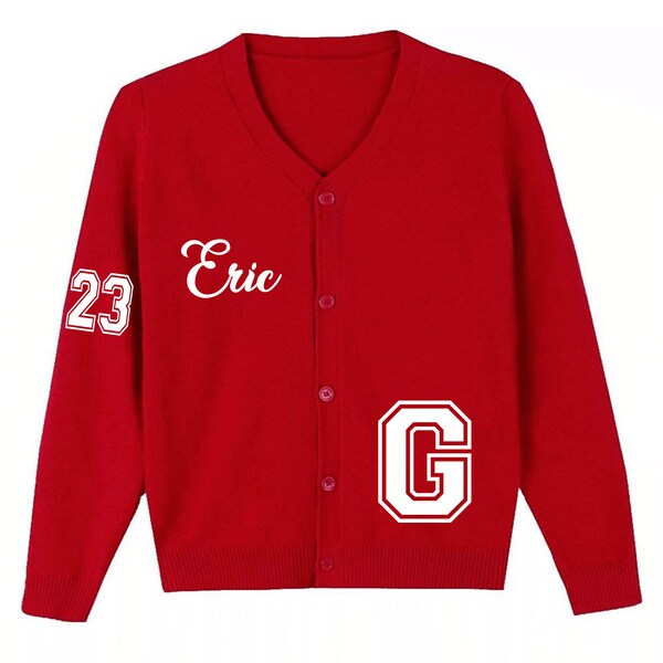 Letterman Sweater - Etsy