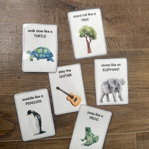 Voice & Movement Cards DIGITAL DOWNLOAD - Etsy