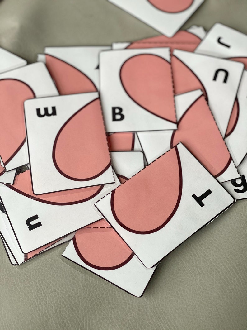 Preschool Valentine Heart Alphabet Letter Match - Uppercase and ...