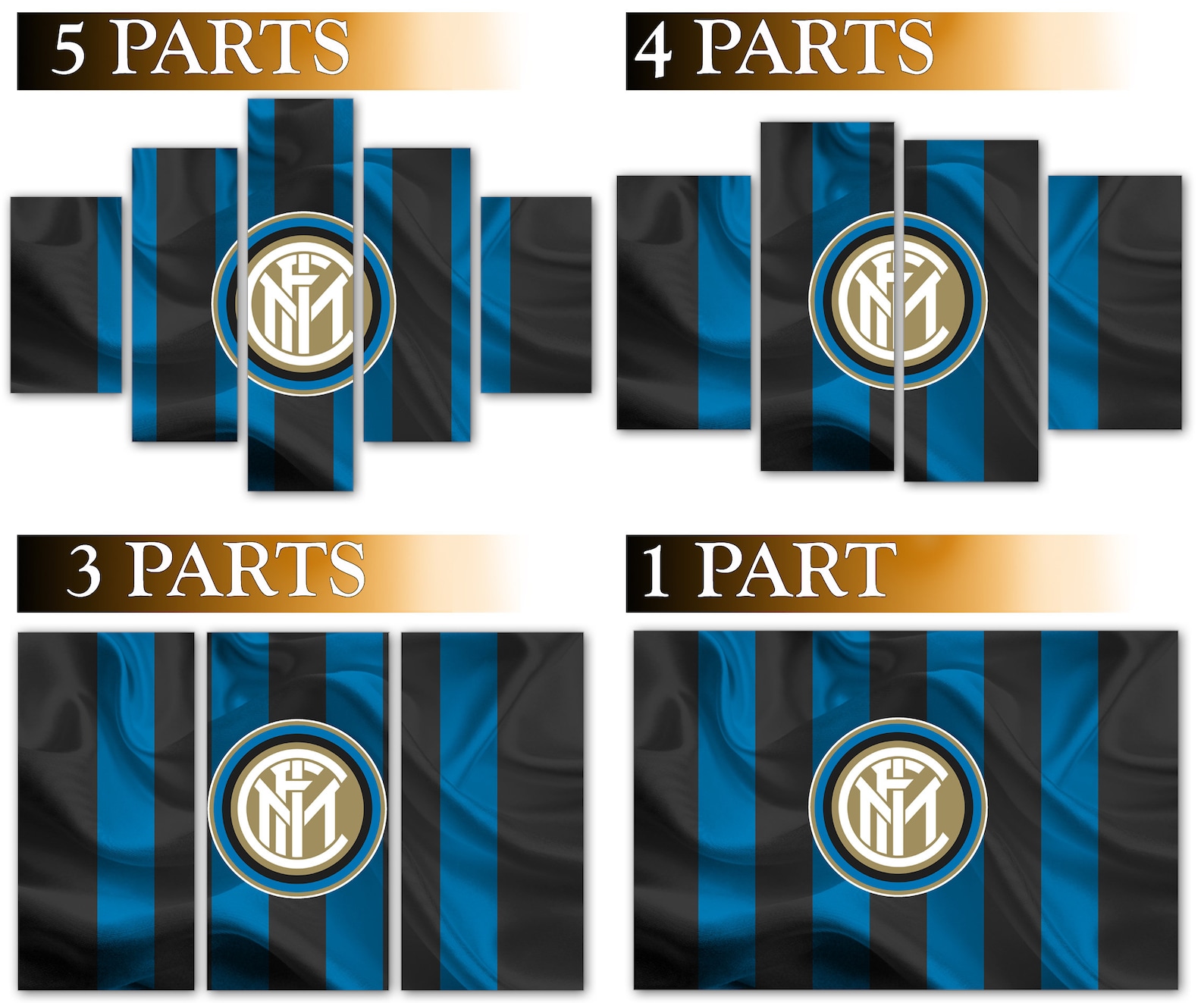 Inter Milan Canvas Poster Large Canvas High Quality Wall Art | Etsy