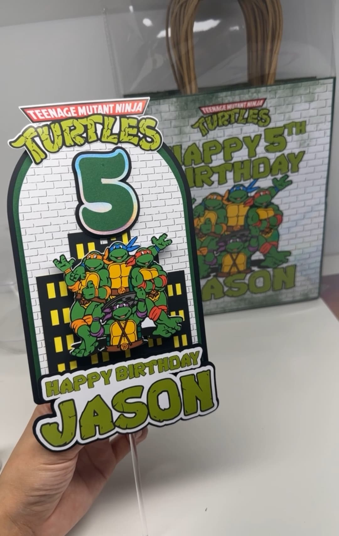 Ninja Turtles Cake Topper, Ninja Turtles Cup Cake Toppers, Ninja ...