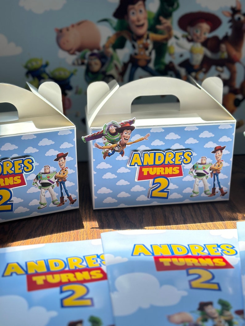 Toy Story Party Boxes Boxes, Toy Story Decor, Toy Story 3, Toy Story ...