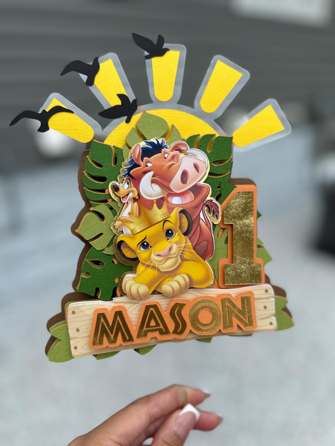 Lion King Cake Topper, Lion King Topper, Simba Cake Topper - Etsy