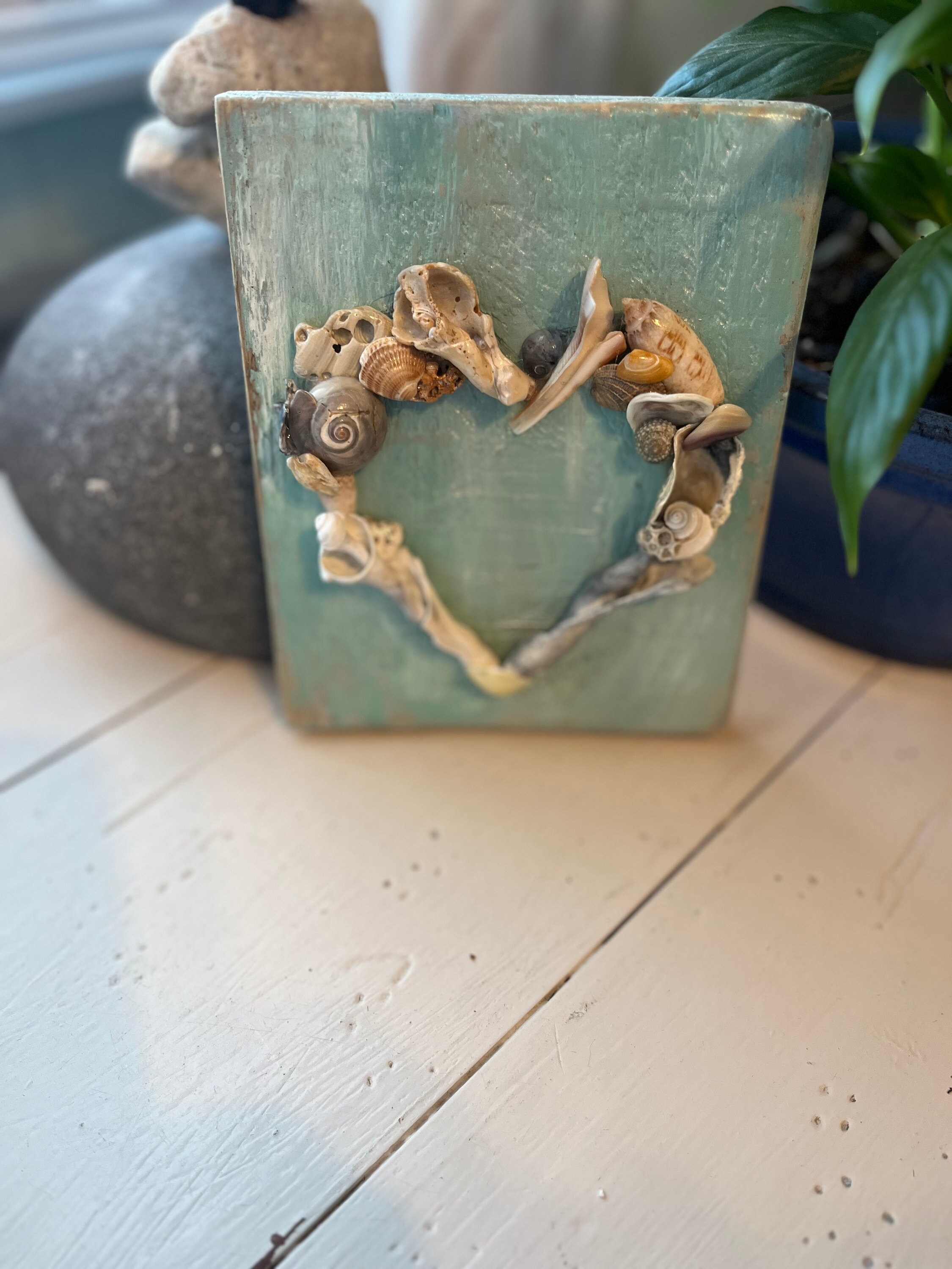 Seashell Heart Plaque - Etsy