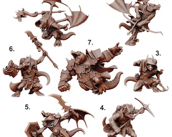 Kobold Alchemist Naag the Kobold Inventor 28mm Miniatures for Tabletop ...