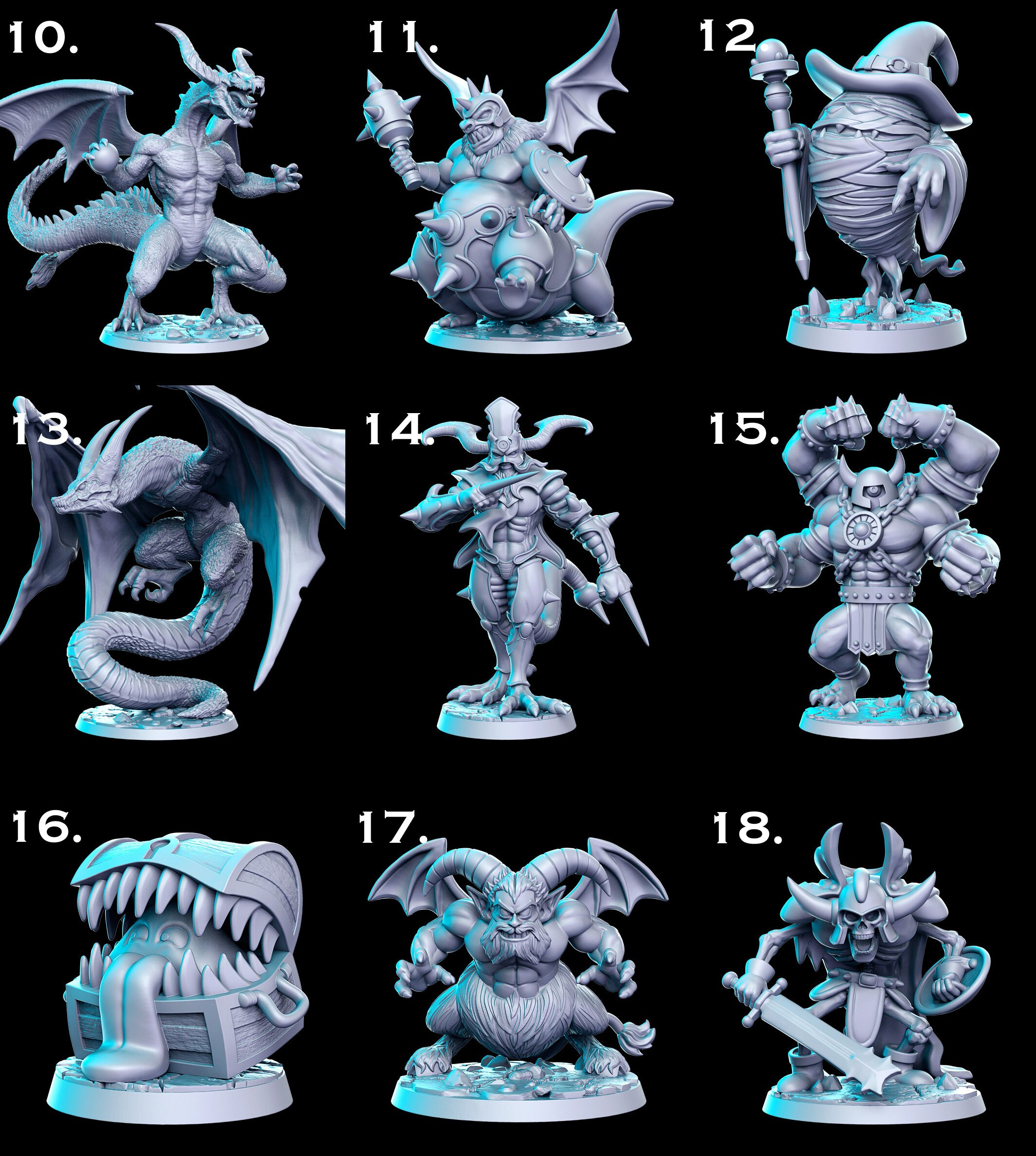 Classic JRPG Volume 3 September 2021 Set by RNE Studio 3d - Etsy